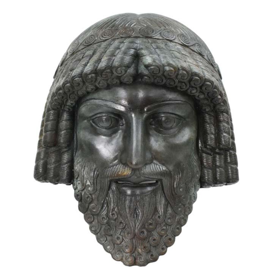 Zeus Mask Ancient Greek Theater King of Gods Ruler of Sky and Thunder ...