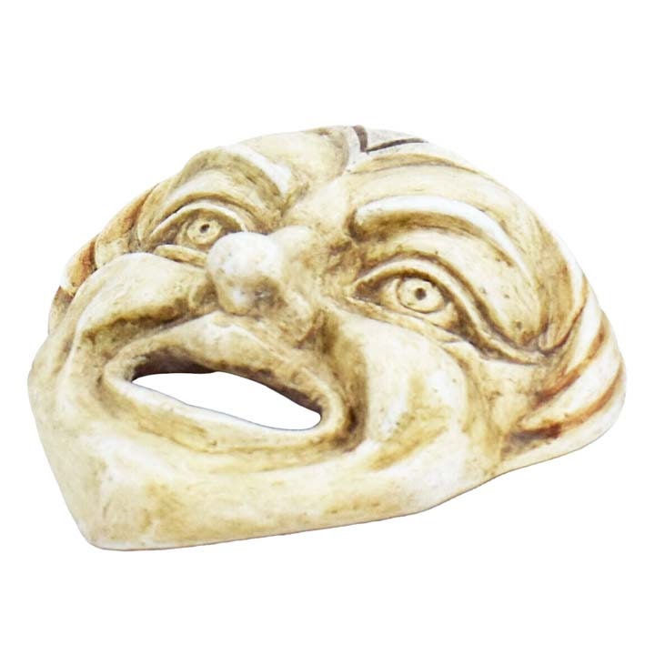Ancient Greek Theater Comedy Small Mask - Etsy