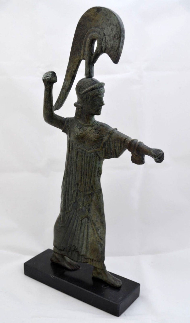 Athena Promachos Bronze Sculpture Statue - Etsy