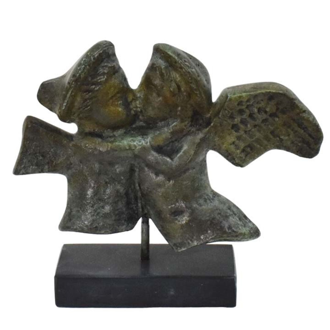 Cupid Eros End Psyche Bronze Figurine - Winged God of Love - True Love ...