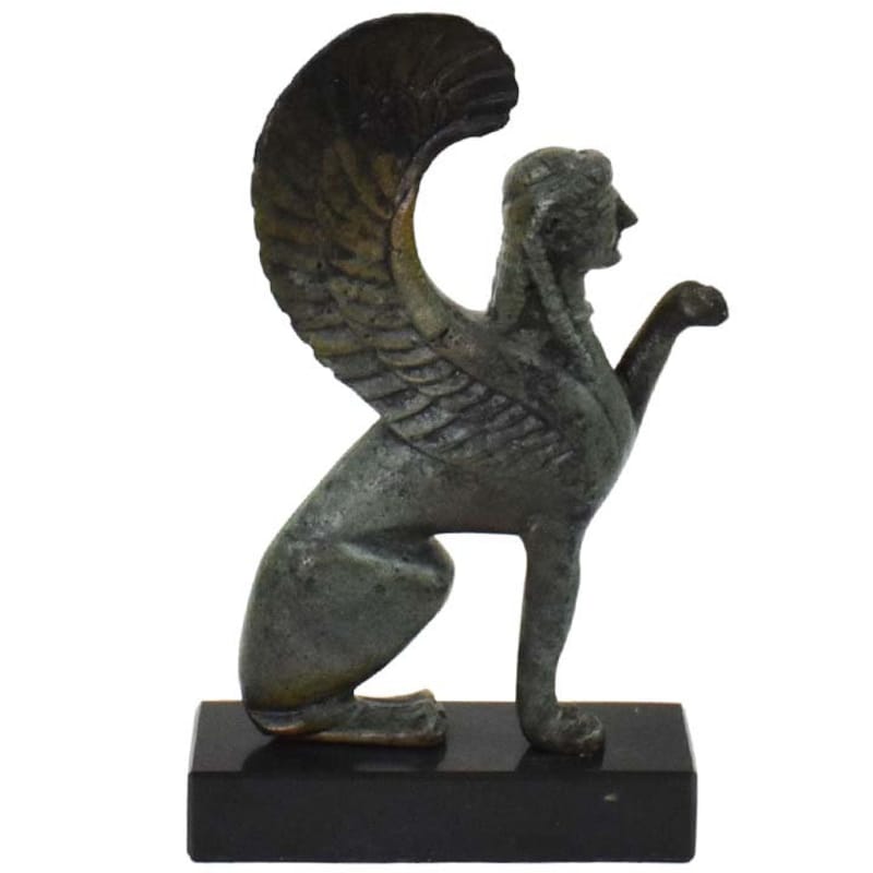 Greek Sphinx Figurine - Etsy UK