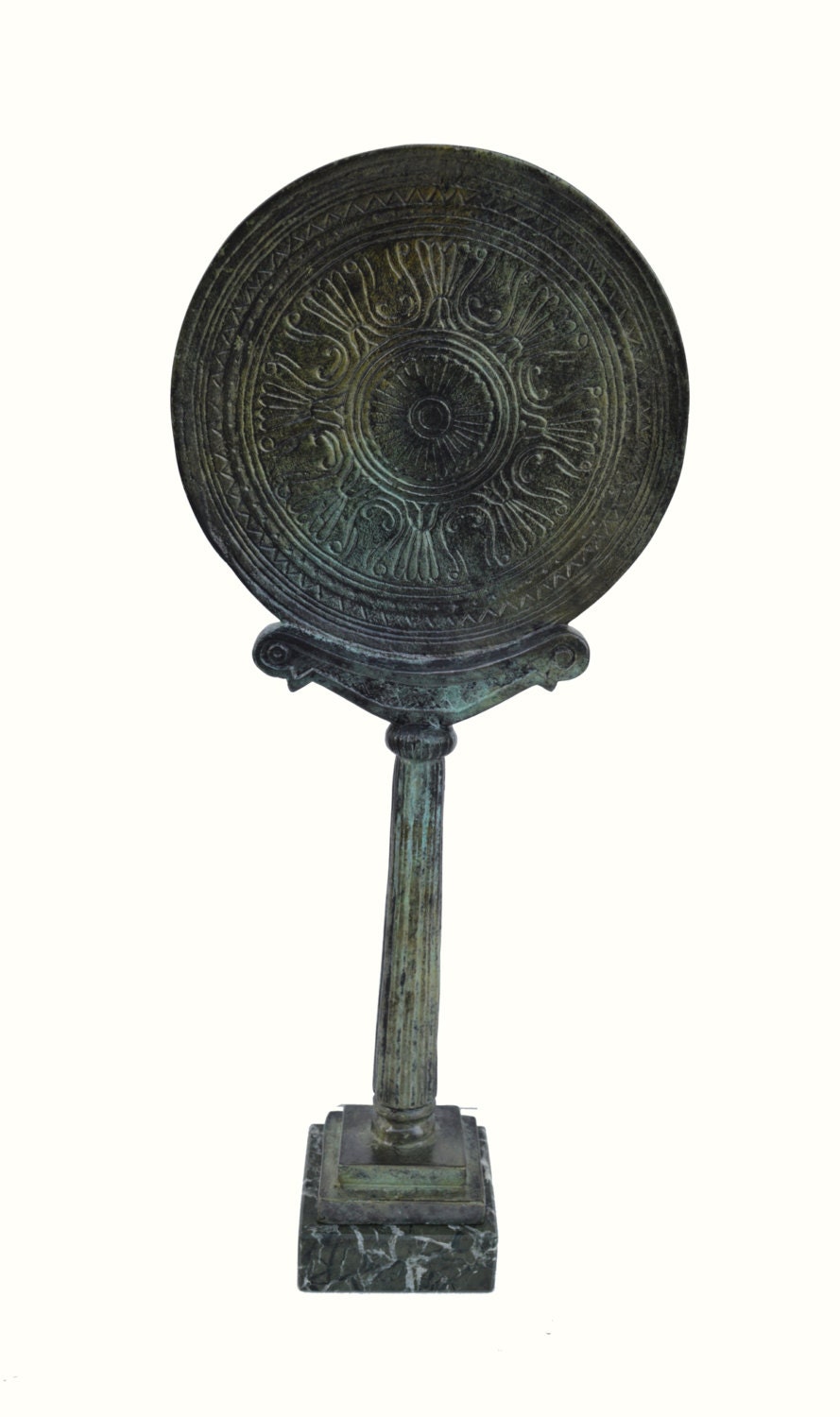 Bronze Aged Ancient Greek Mirror Column Replica Artifact - Etsy