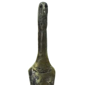 Paleolithic - Neolithic Bronze Idol Figurine Statue - Museum Replica ...