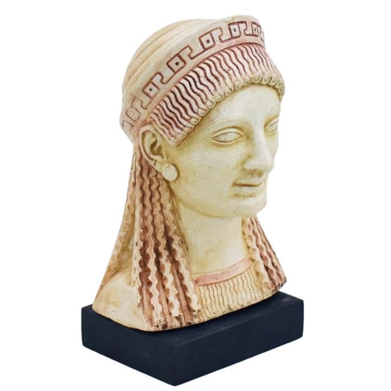 Ancient Greek Women Kore Small Head Bust - Maiden Korai - Museum ...