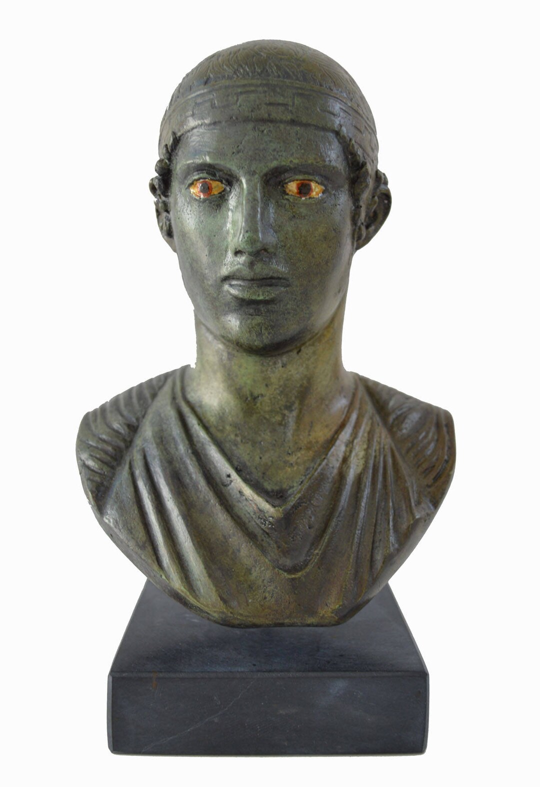 Charioteer of Delphi Sculpture Bust Reproduction - Etsy