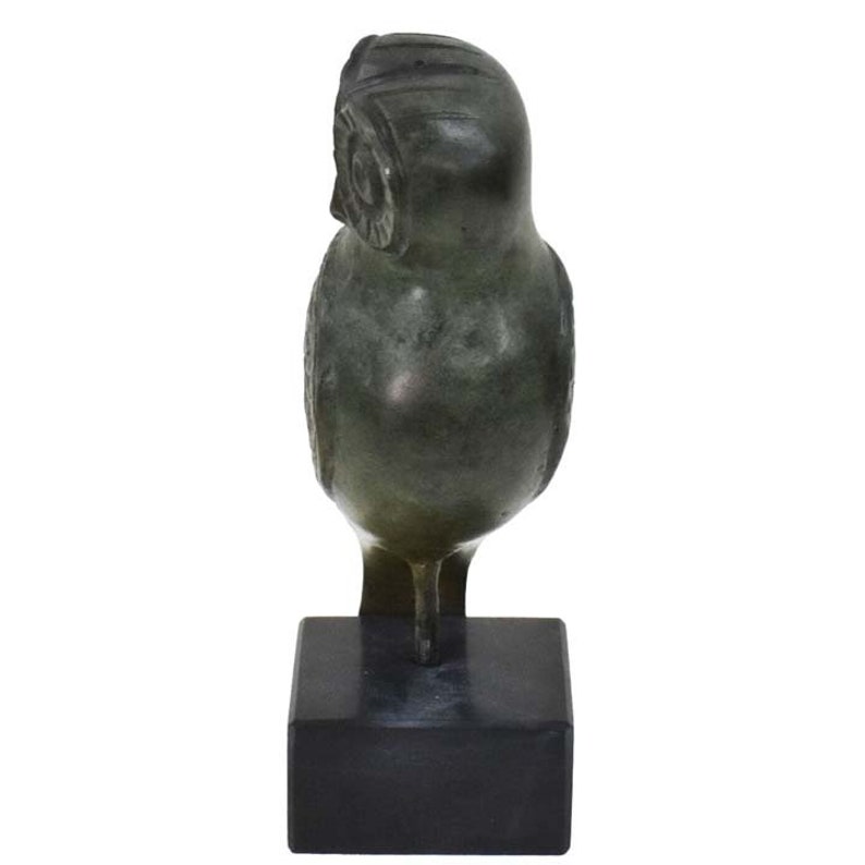 Owl of Wisdom Bronze Statue Figurine Goddess Athena Symbol Athens - Etsy