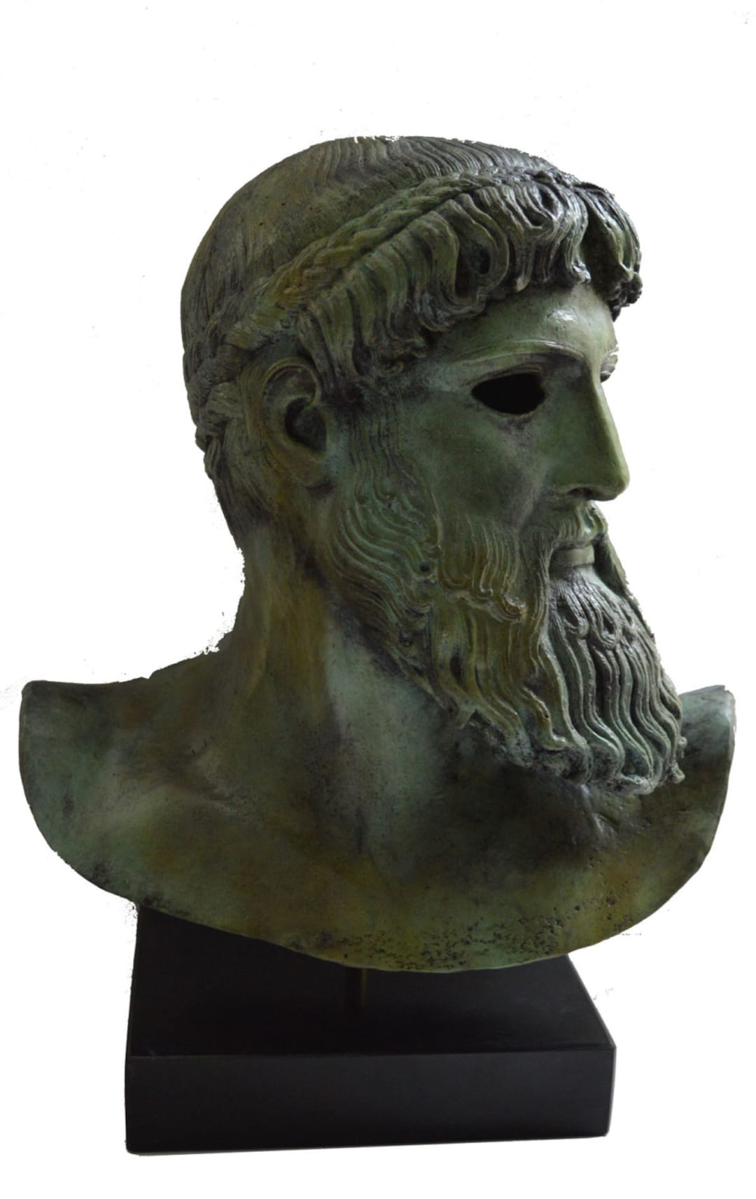 Ancient Greek Bronze Sculpture Zeus or Poseidon Real Size Bust - Etsy