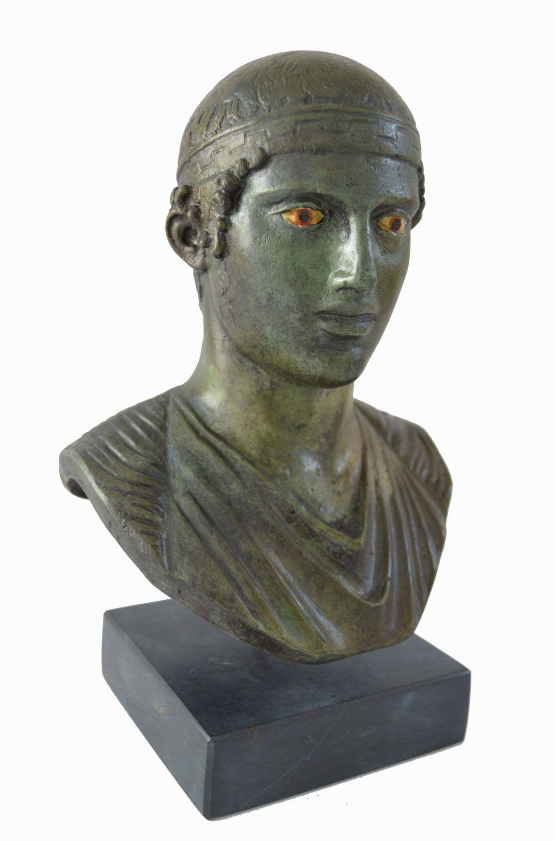 Charioteer of Delphi Sculpture Bust Reproduction - Etsy