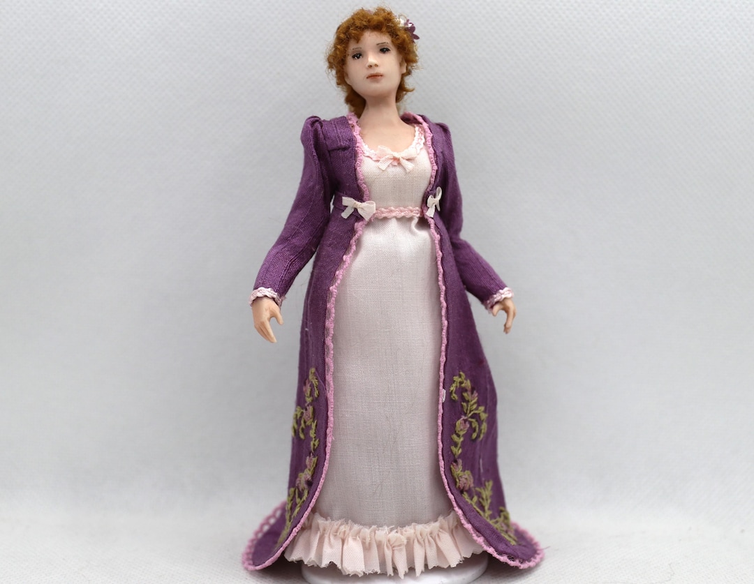 Joanna - an Artisan Hand Sculpted Regency Style 1/12th Scale Dolls ...