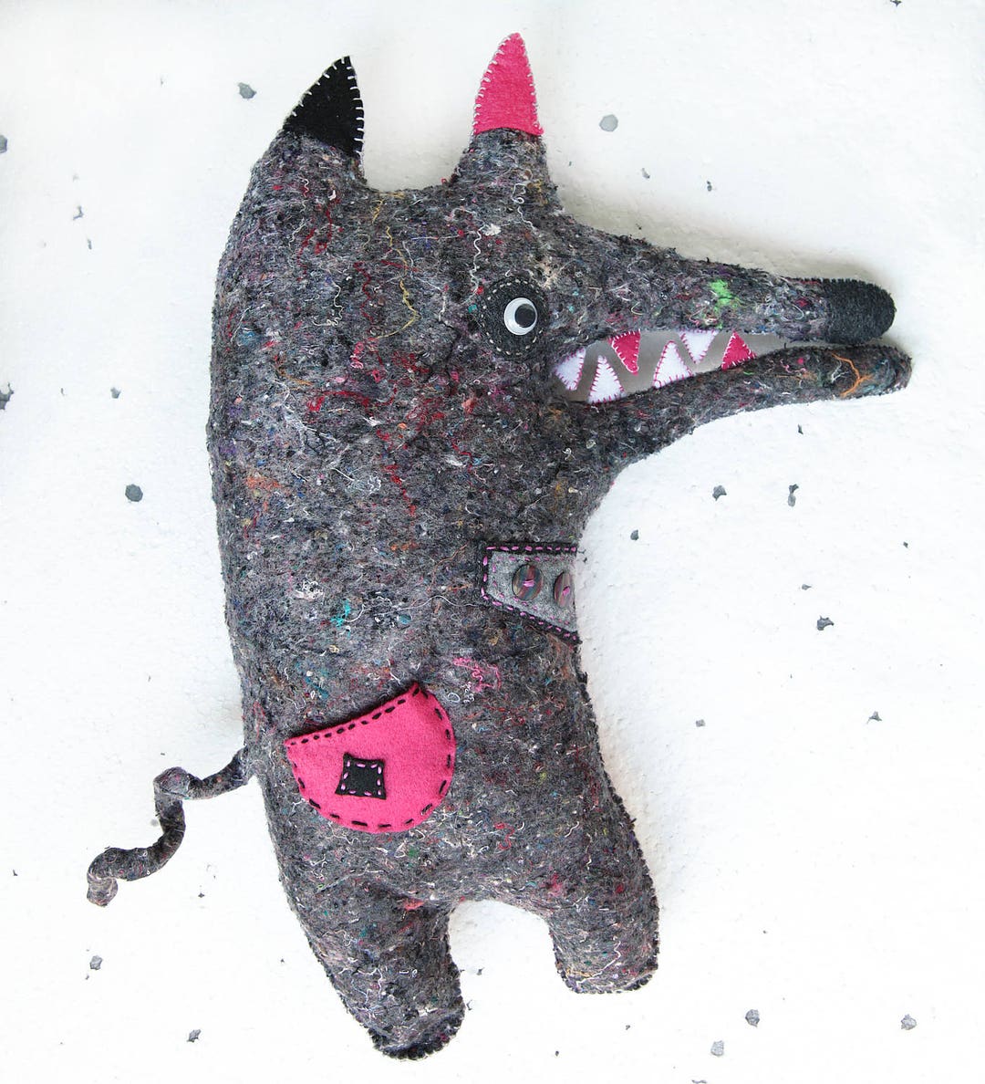 Funny Stuffed Animal. Felt Monster. Wolfish Toy. Werewolf. - Etsy Australia