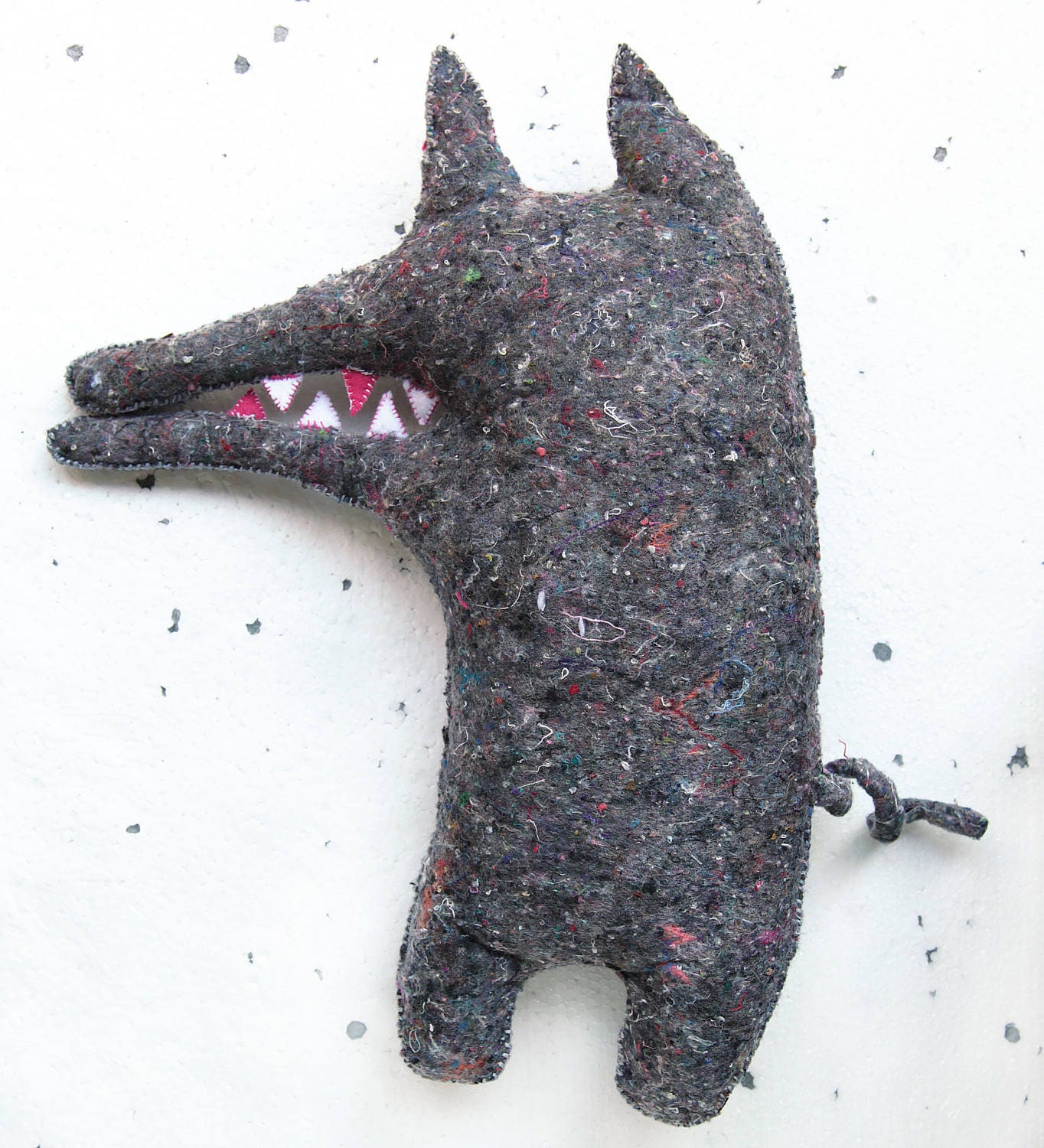 Funny Stuffed Animal. Felt Monster. Wolfish Toy. Werewolf. - Etsy