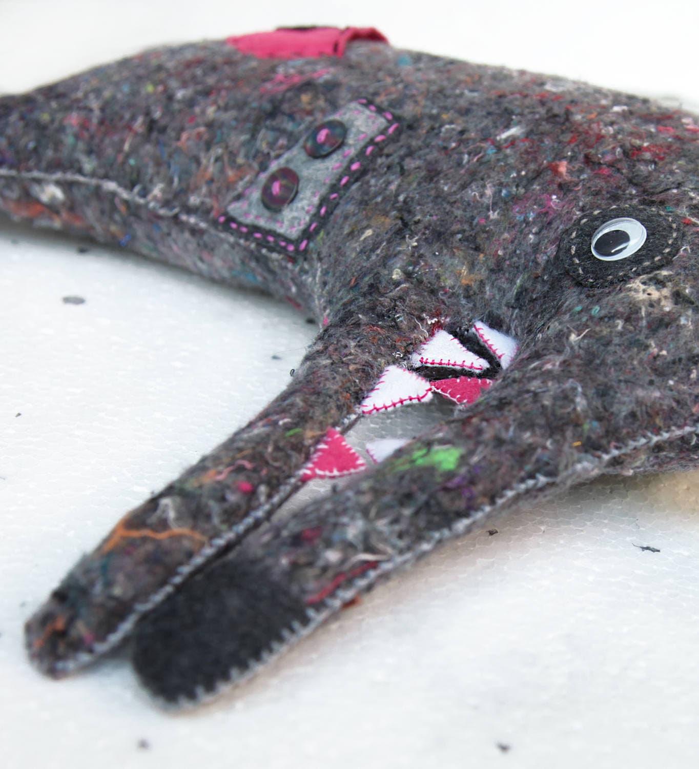 Funny Stuffed Animal. Felt Monster. Wolfish Toy. Werewolf. - Etsy
