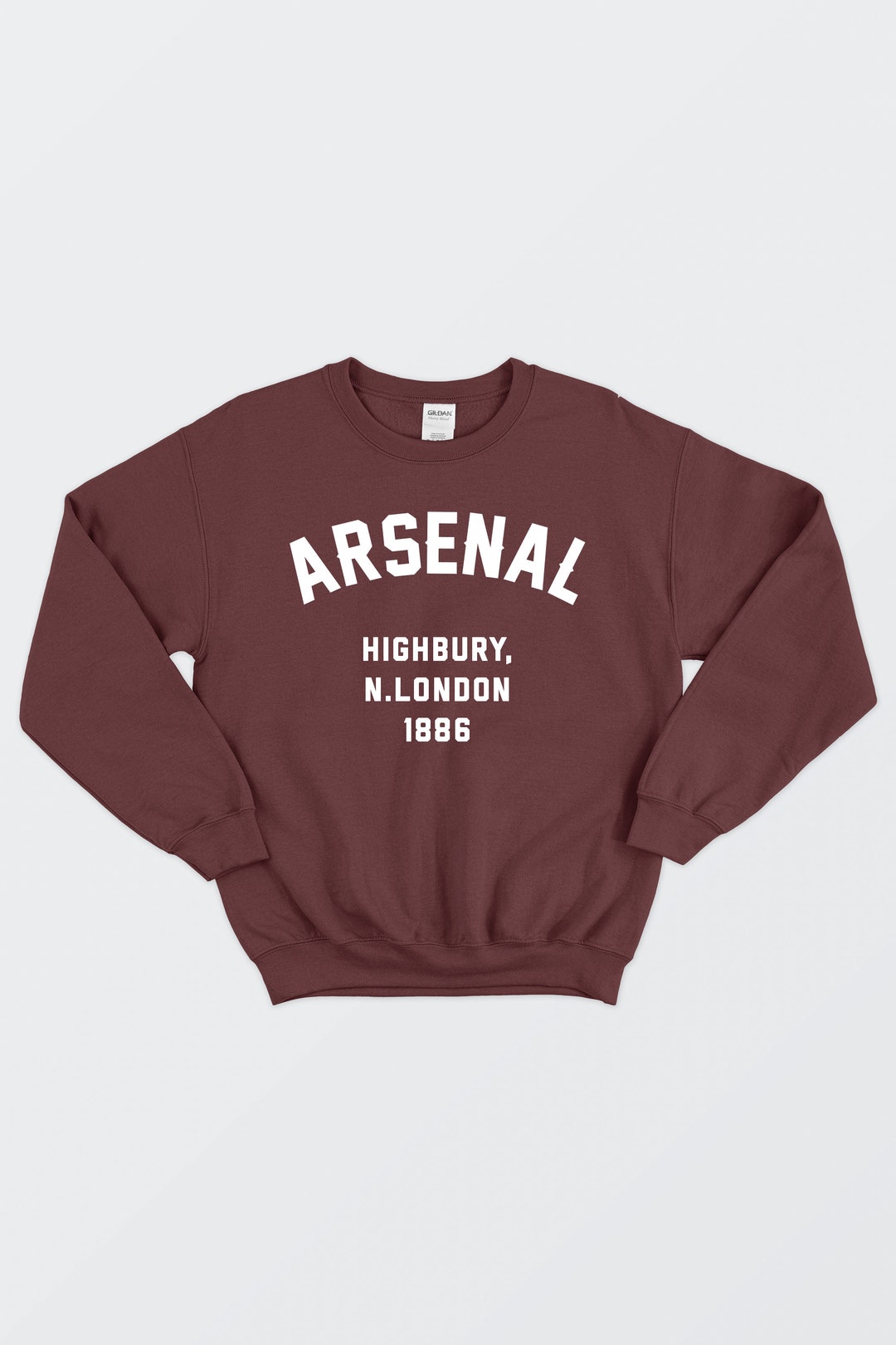 Arsenal Athletics Style Crewneck Sweatshirt Unisex - Etsy