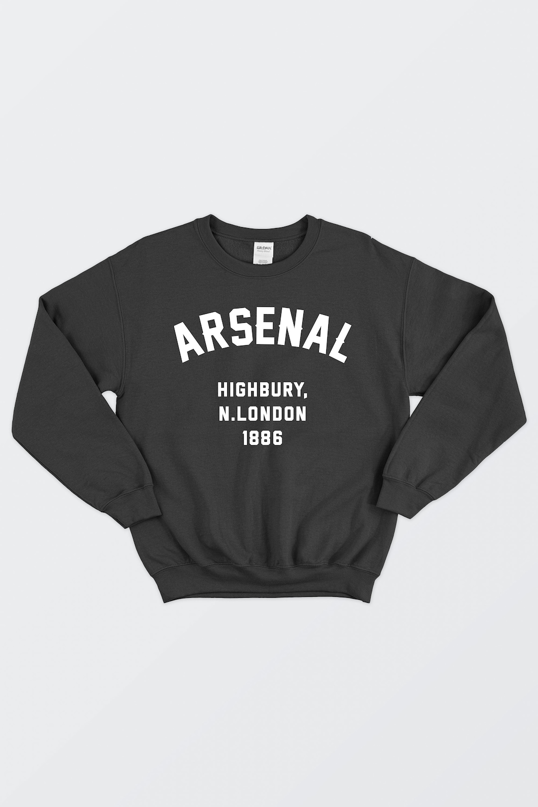 Arsenal Athletics Style Black or Navy Crewneck Sweatshirt Unisex - Etsy