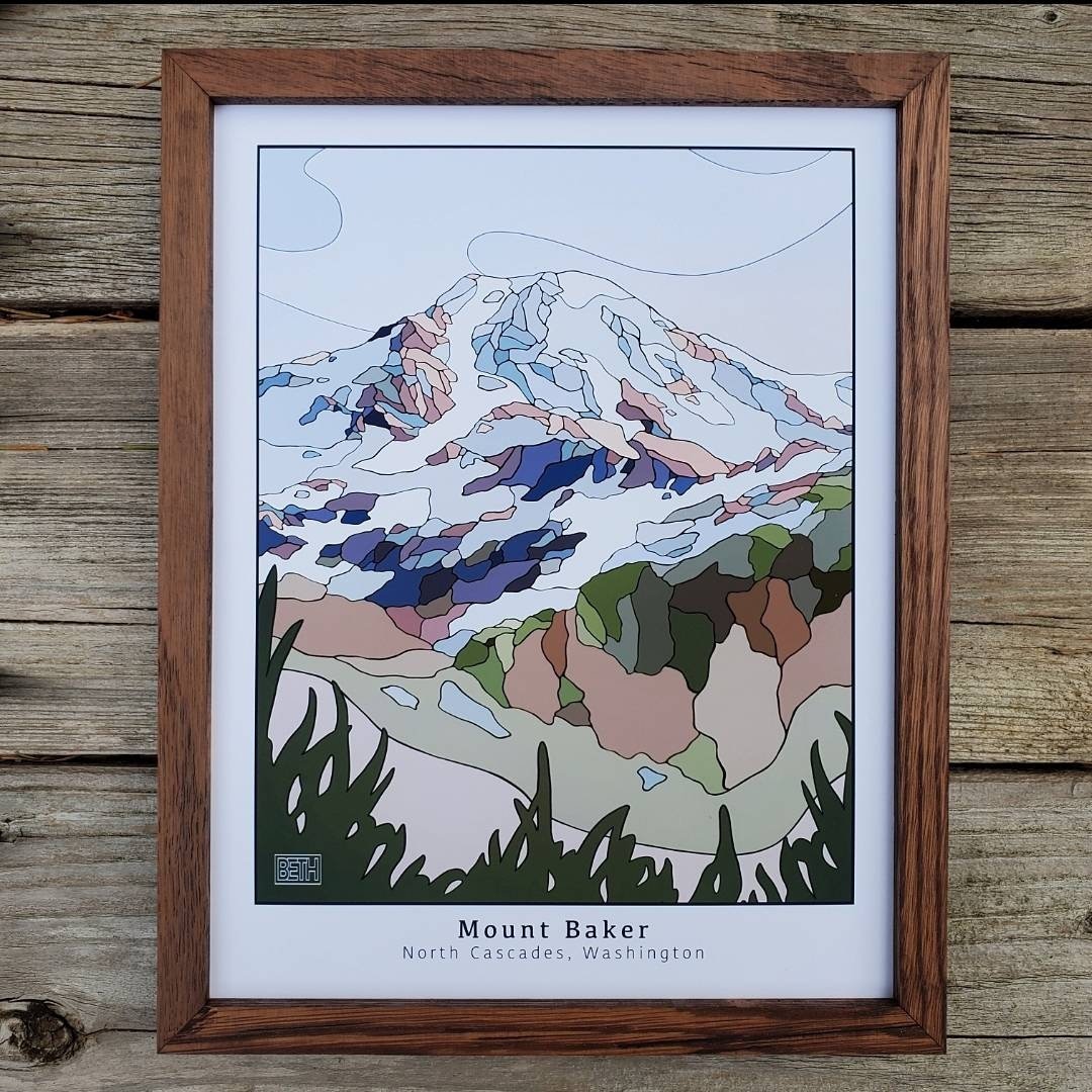Mount Baker Fine Art Print - Etsy