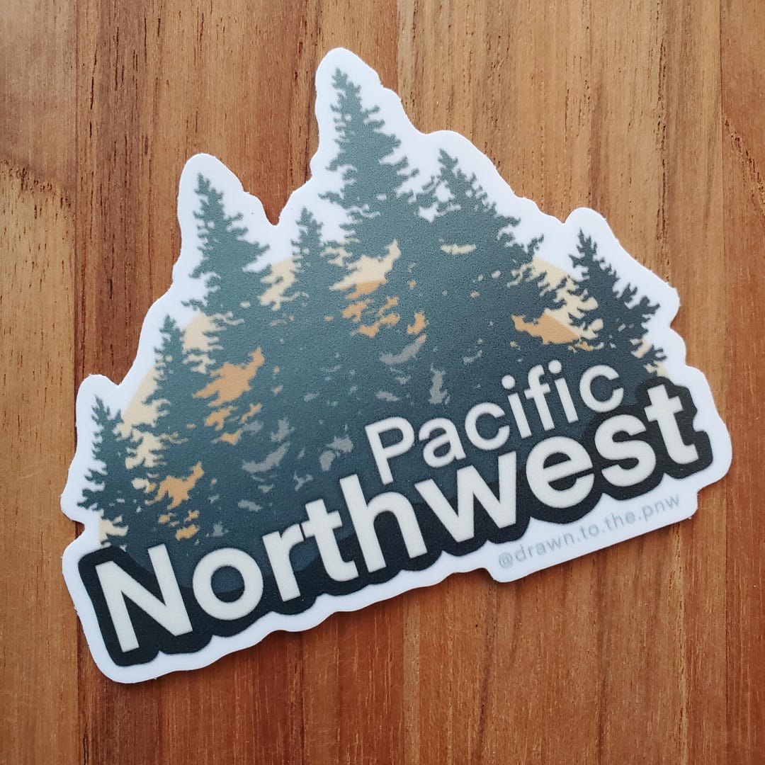 Pacific Northwest Sticker (waterproof) - Etsy
