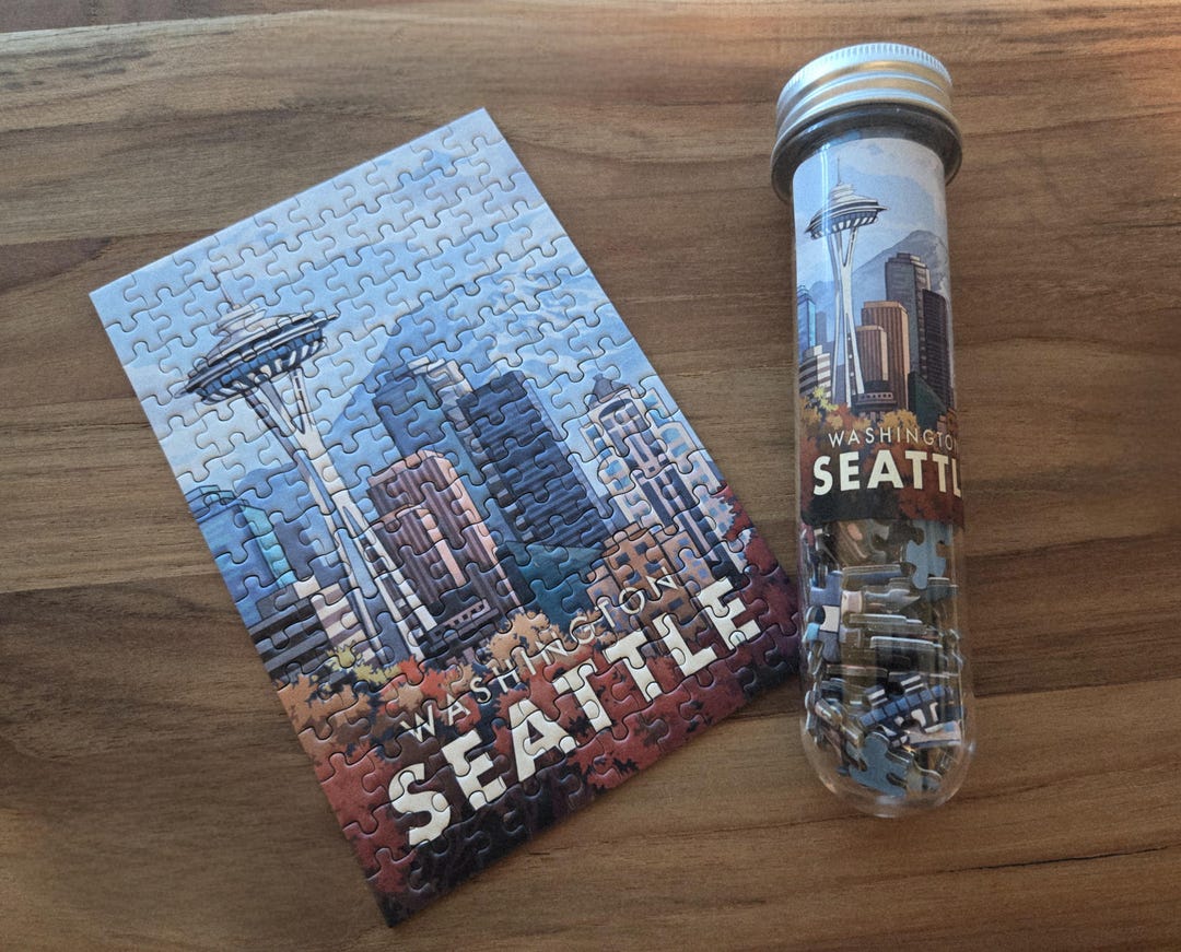 150 Piece Ultralight Puzzle - Seattle, Washington - Etsy