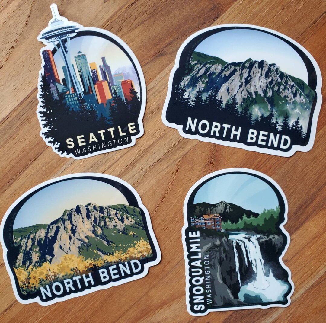 Hometown Stickers - Etsy