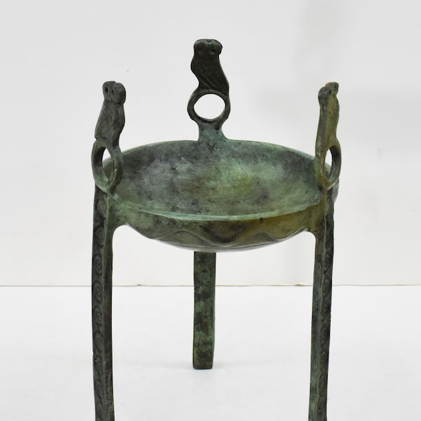 Bronze Sacrificial Tripod Cauldron - Etsy Bronze Sacrificial Tripod Cauldron - Etsy