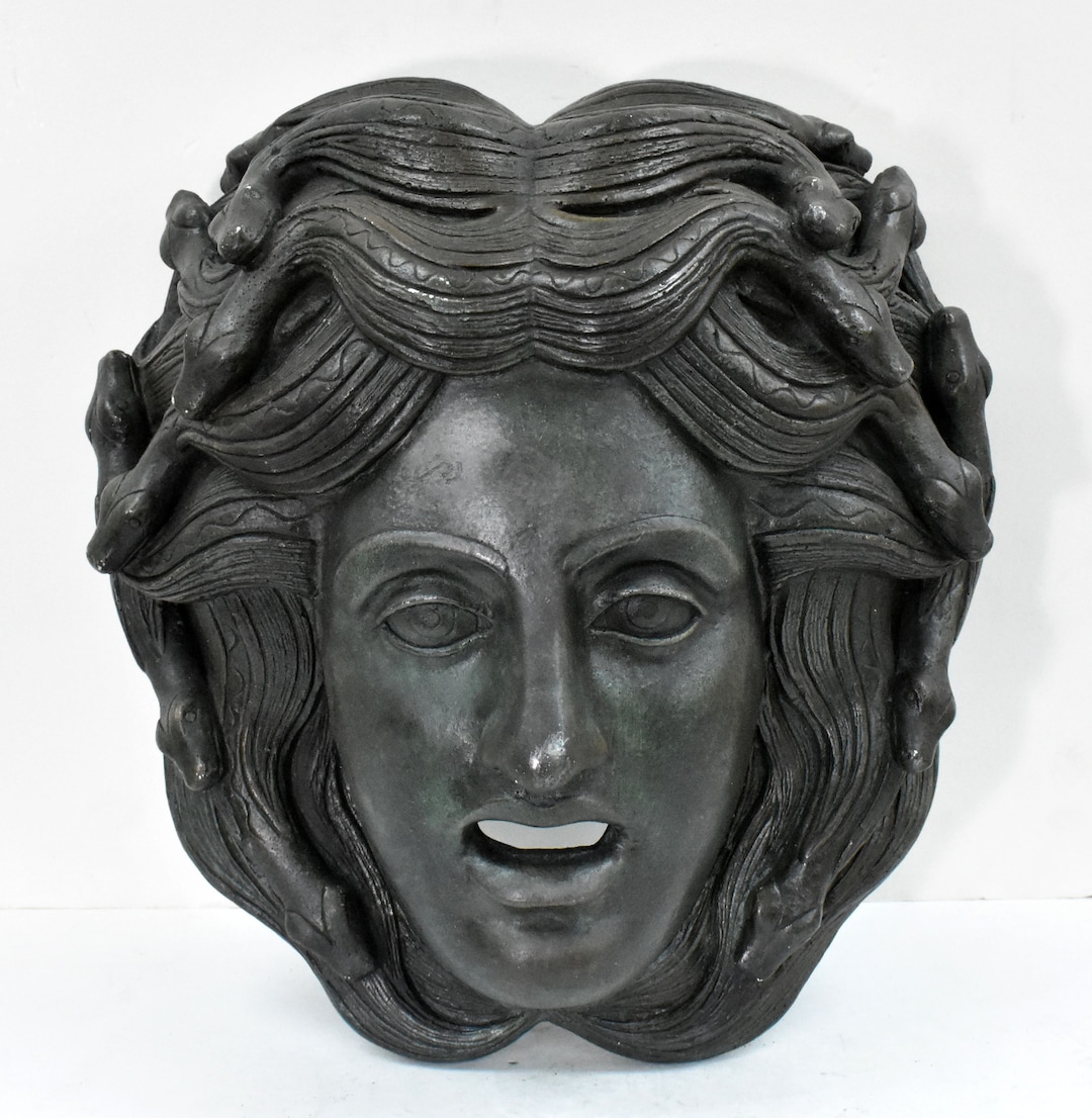 Decorative Mask of Erinyes-erinys-female Furies Deities-ancient Greek ...