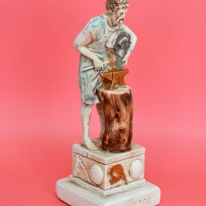 Small Statue of Hephaestus, Ancient Greek God of Fire, Blacksmiths ...
