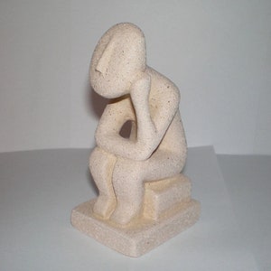 Cycladic Thinker Figurine - Modern Cycladic Art - Ancient Greek ...
