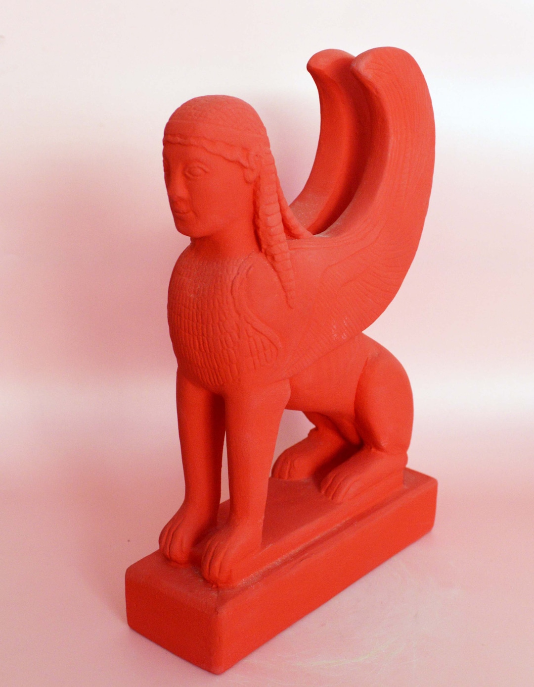 Statue of Sphinx Pop Art Greek Sphinx of Naxos Figure Sphinx of the ...