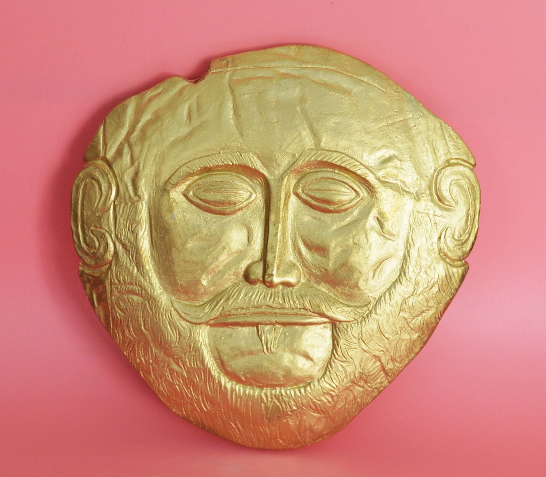Mask of Agamemnon- Funeral Mask of the Mycenaean Κing-national ...