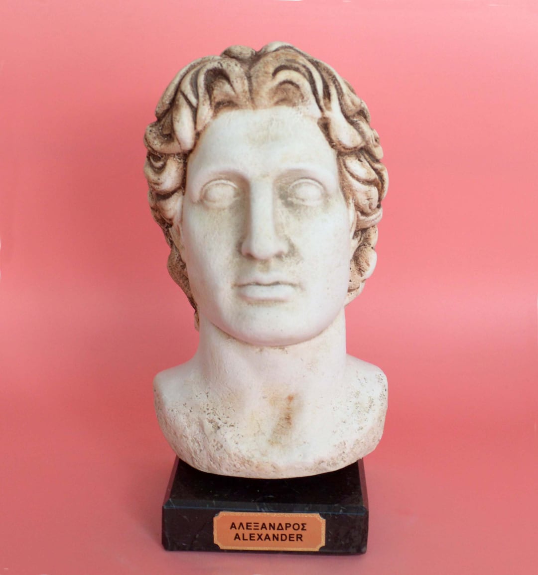 Alexander the Great Bust Head Desktop Decoration - Macedonian King ...