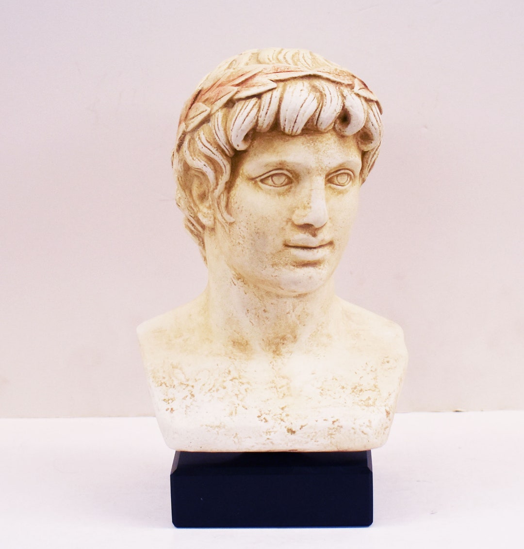 Apollo Bust on Marble Base - Greek God of Music, Poetry, Oracles ...