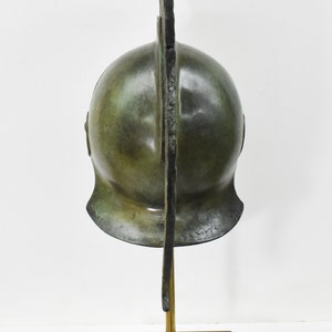 Athenian Crested Helmet Decorated With Goddess Athena Collectible ...