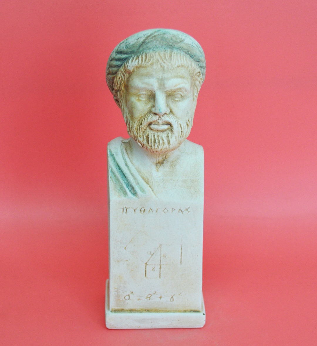 Pythagoras of Samos Bust Head Ancient Greek Mathematician Philosopher ...