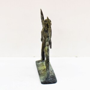 Boreas Mini Bronze Statue - Winged God of Winter and the North Wind ...