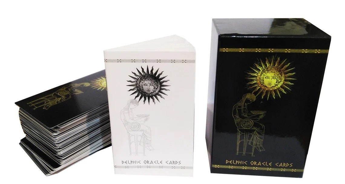 Delphic Oracle Cards - Temple of Apollo at Delphi Greece - Pythia Power ...