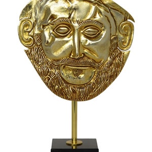 Mask of Agamemnon Funeral Mask of the Mycenaean Κing-national - Etsy