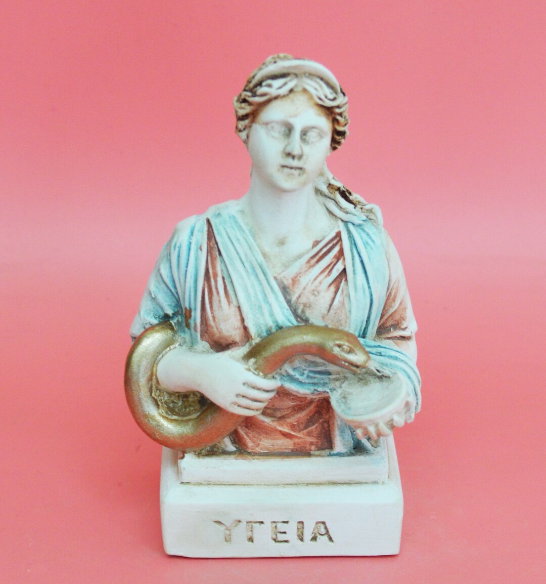 Hygieia Small Figurine - Ancient Greek Goddess of Good Health ...