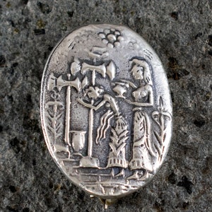 The Palace of Knossos Silver Brooch Pin-minoan Crete-ancient Greece - Etsy