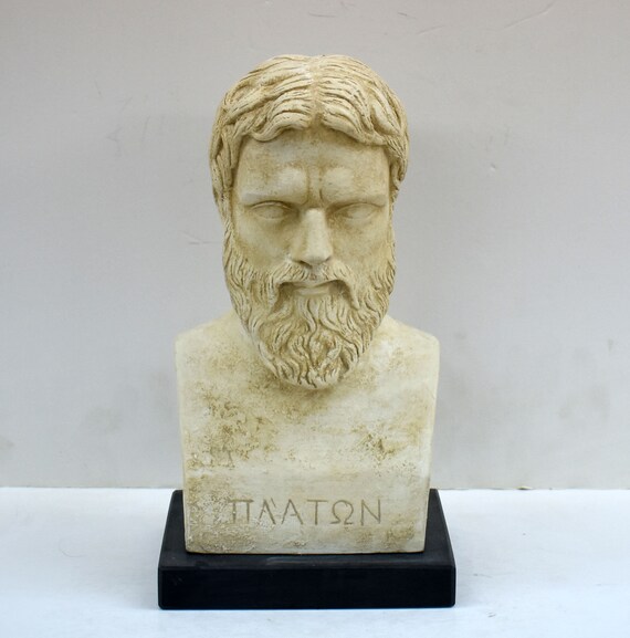 Plato Bust-ancient Greek Philosopher-student of - Etsy