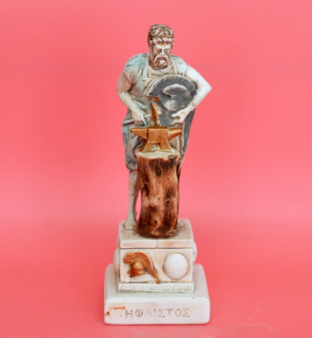 Small Statue of Hephaestus, Ancient Greek God of Fire, Blacksmiths ...