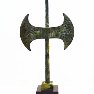 Bronze Double Headed Axe-labrys-pelekys-minoan Period-crete-ancient ...