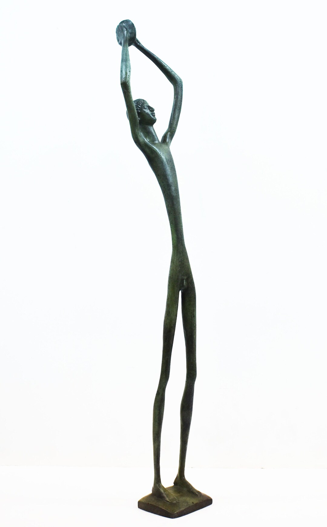 Discus Thrower Bronze Statue-discobolus-young Man Athlete-olympic Games ...