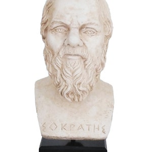 Bust of Socrates Ancient Greek Philosopher Teacher of Plato Collectible ...