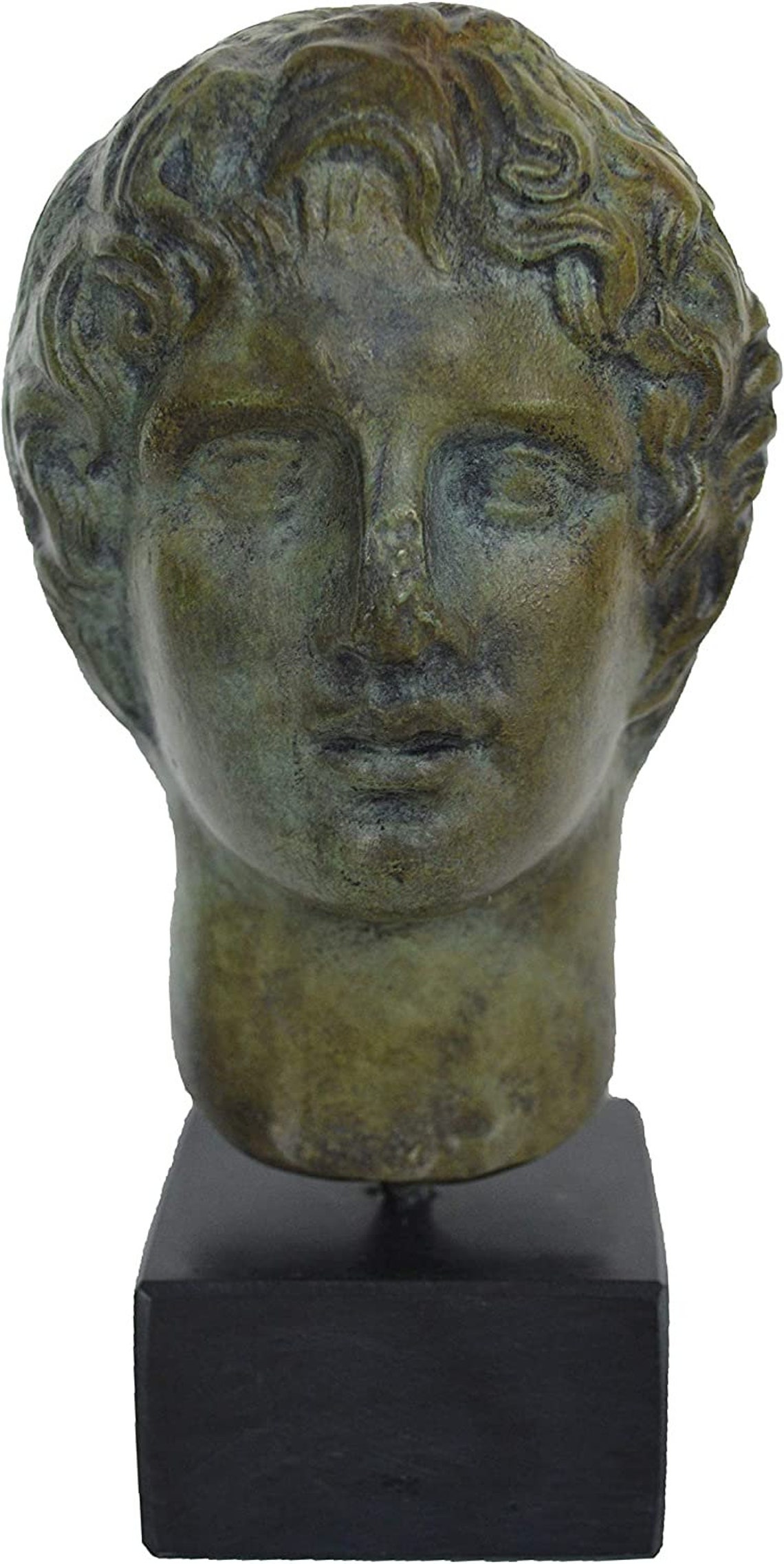 Alexander the Great Bronze Bust - Marble Base - King of the Ancient ...