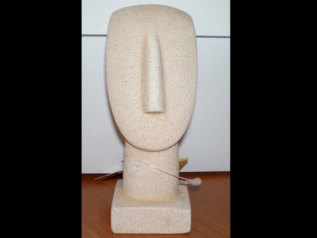 Cycladic Small Head Bust Cycladic Idol With Base Museum Replica ...
