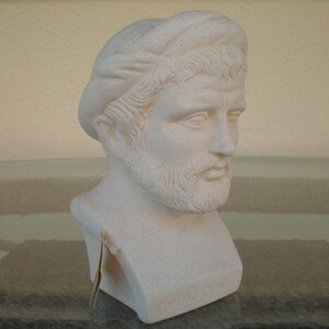 Head Bust of Pythagoras of Samos - Ancient Greek Mathematician ...