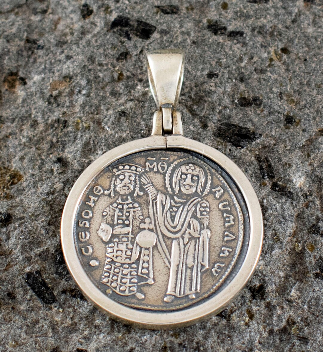 Byzantine Konstantinato Pendant Romanus III Argyrus Histamenon Christ ...