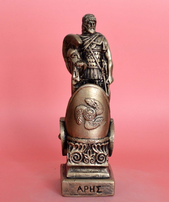 Ares Griekse God Van De Oorlog Standbeeld