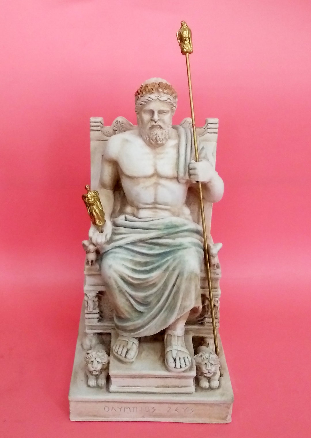 Statue of Zeus - King of the Gods in Greek Mythology, God of Thunder ...