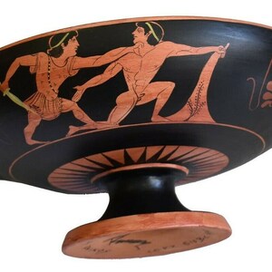 Revel of Dionysos Ariadne and Eros Dionysus God of Wine Red Figure ...
