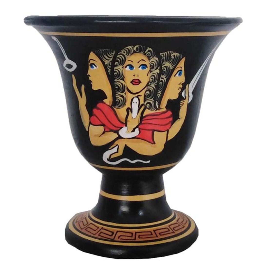 Hand-painted Pythagoras Fair Cup Depicting Hecate Goddess of Magic ...